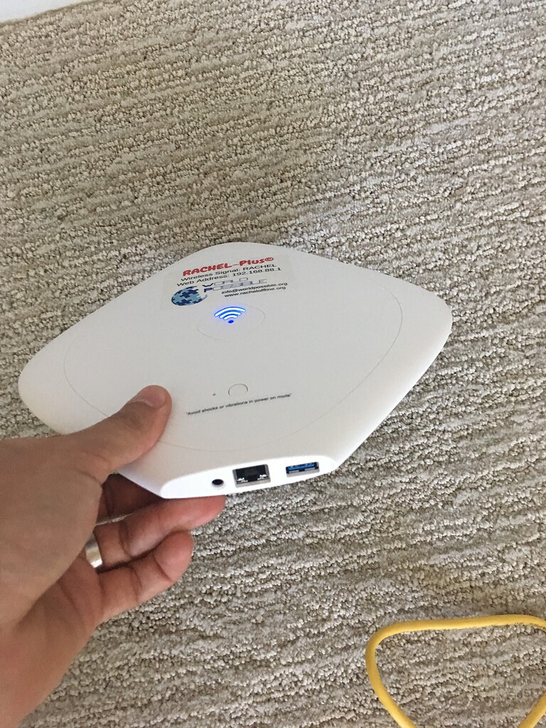 RACHEL-Plus on a LAN or with Router - RACHEL-Plus 2.0 (2017 - Apr 2018 ...